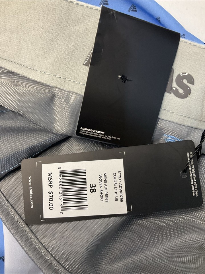 Adidas Golf Shorts Ultimate 365 Woven Adi Print Logos ADVR0799 Men Sz ...