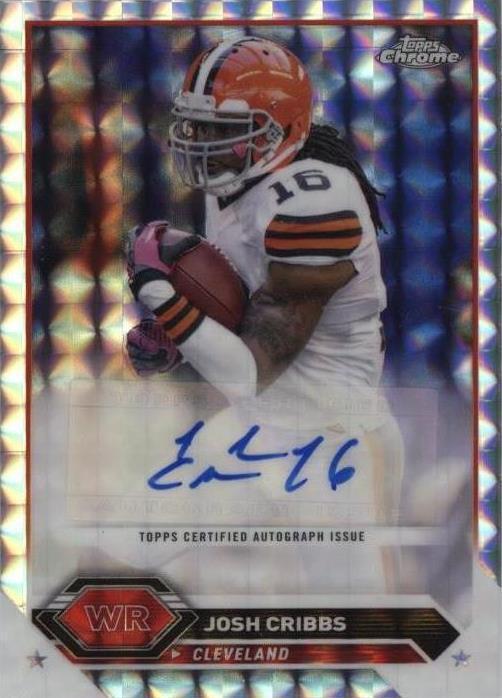 2023 Topps Composite - Topps Chrome Autographs Josh Cribbs #TCA-JC ...