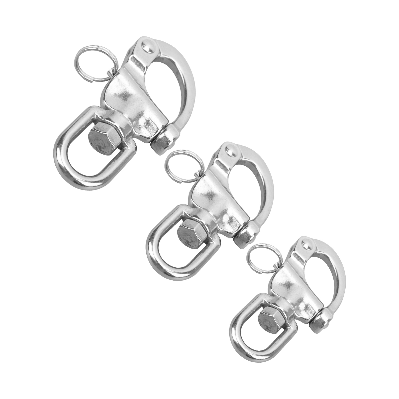 Rotating Spring Hook Stainless Steel Snap Clip Buckle Clasp Metal ...