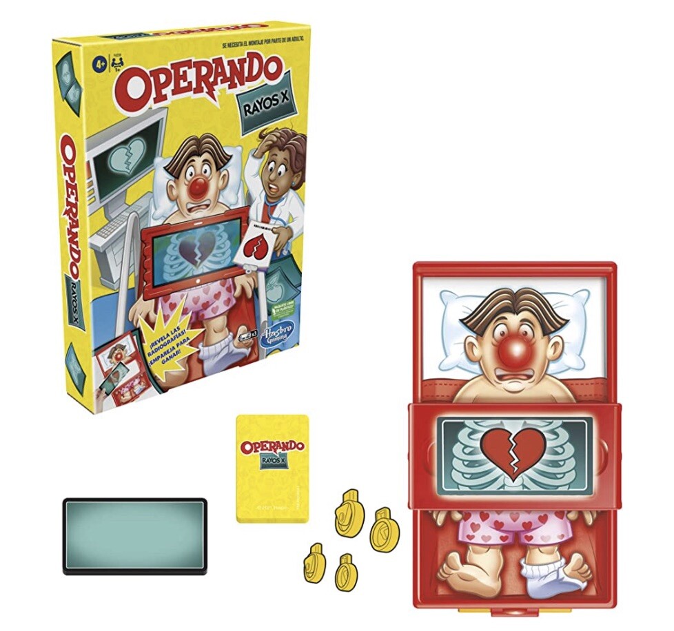 Milton Bradley Operando Juego de Mesa - Spanish-Language Operation Game ...