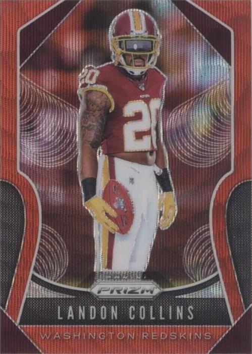 2019 Panini Prizm - Landon Collins #67 Red Wave Prizm /149 for sale ...