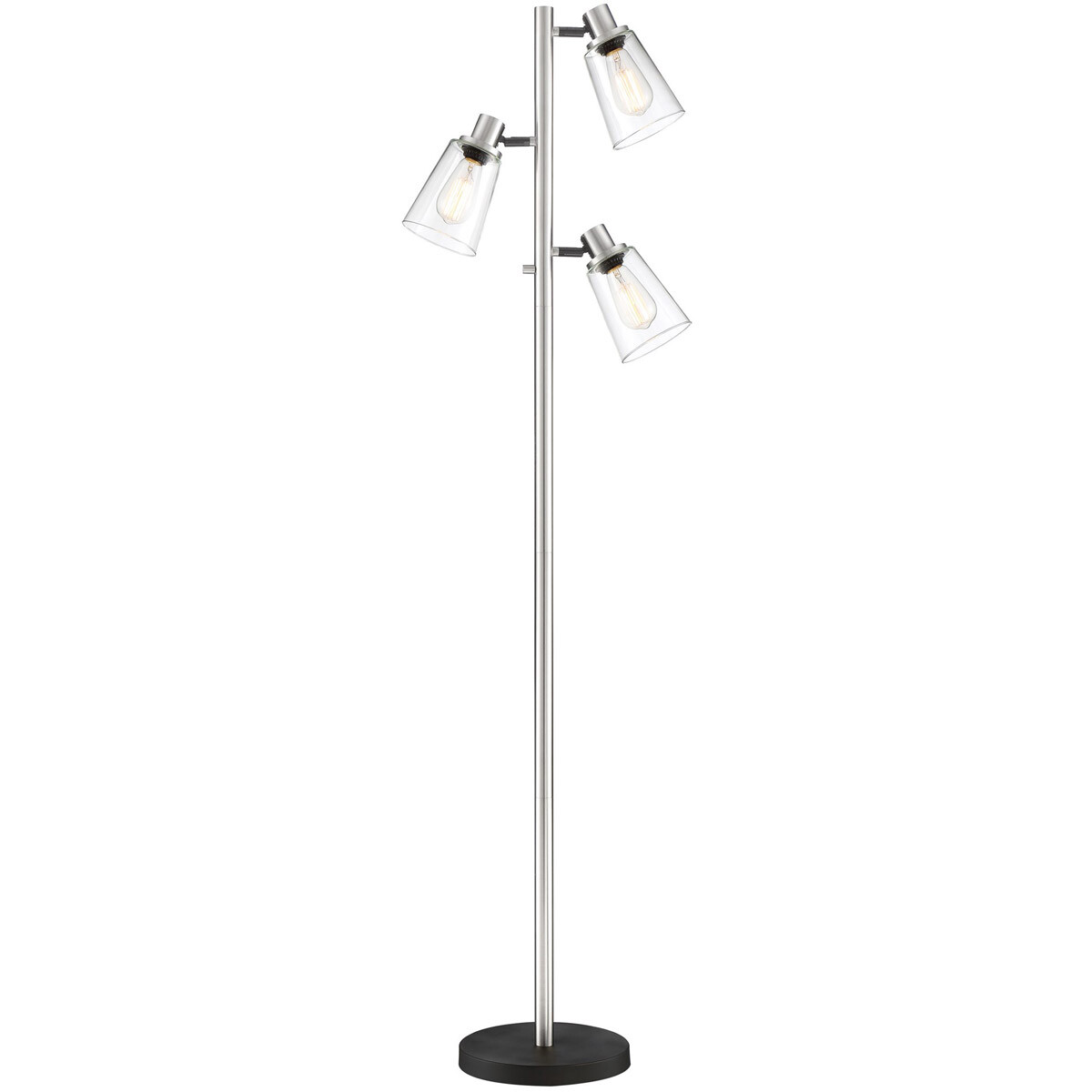 Lite Source LS-83396BN Colinton Floor Lamp Brushed Nickel 88675474265| eBay
