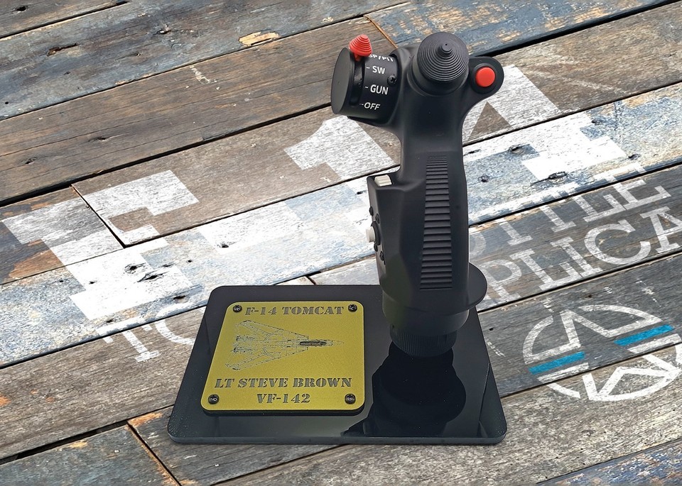 F-14 Tomcat Flight Stick Accurate Replica with functional switches ...