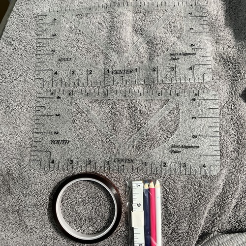 7 Pcs T-Shirt Ruler Guide Alignment Tool for Vinyl Placement Heat Press ...