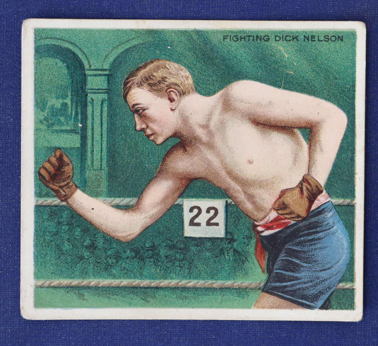 1910 T218 Mecca Champions #136 Fighting Dick Nelson Boxing VGEX no ...