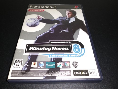 World Soccer Winning Eleven 8 Liveware Evolution Japan PS2 EX+NM disc ...