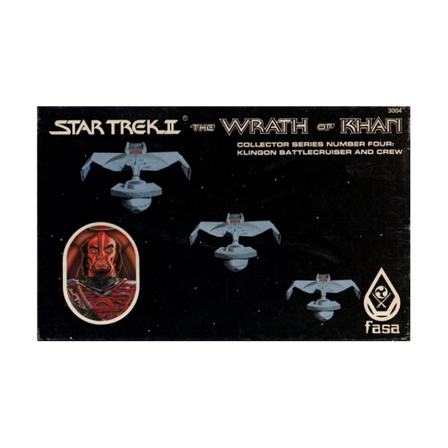 FASA Star Trek Mi Wrath of Khan - Collector Series #4 - Klingon Battlec ...