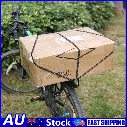 MTB Bike Luggage Elastic Band Rubber Cargo Straps Rope with Plastic ...