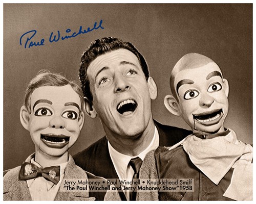 PAUL WINCHELL KNUCKLEHEAD SMIFF 50's Hit TV Series Photo Autograph 8x10 ...