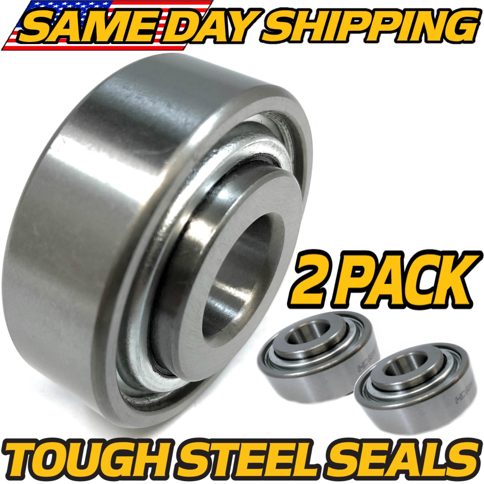 (2 Pack) Wheel Bearing fits Toro 120-5378 Heavy Duty w/ Hi-Temp Grease ...