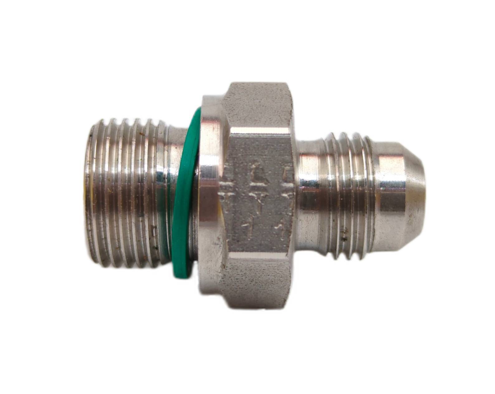 Brennan 7002-06-06-SS 3/8" Male BSPP X 3/8" Male SAE 37° Flare Straight ...
