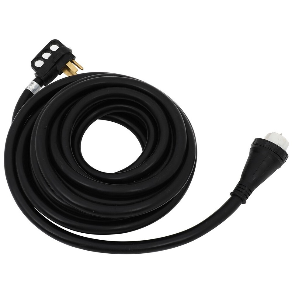 RV Extension Cord 36 ft 50 amp RV Power Cable Rain Proof Twist Lock ...