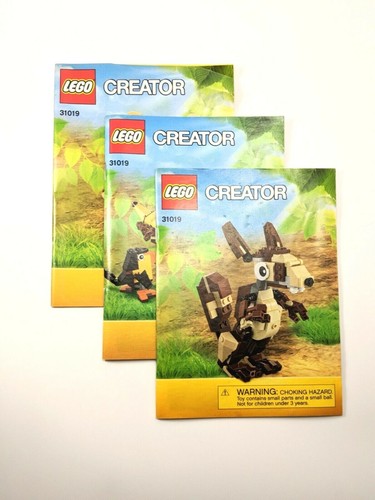 Lego Creator 31019 Forest Animals Monkey Squirrel Manuals ONLY Lot of 3 ...