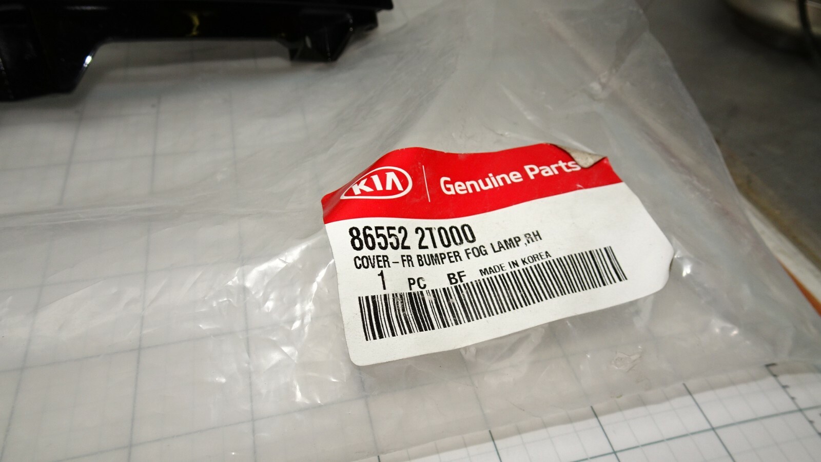 Hyundai Kia 86552 2T000 Cover Front Bumper Fog Lamp RH OEM NOS | eBay