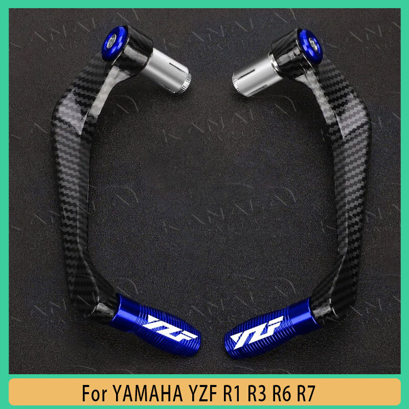 For YAMAHA YZF R1 R3 R6 R7 CNC Brake Clutch Levers Handlebar Guard ...