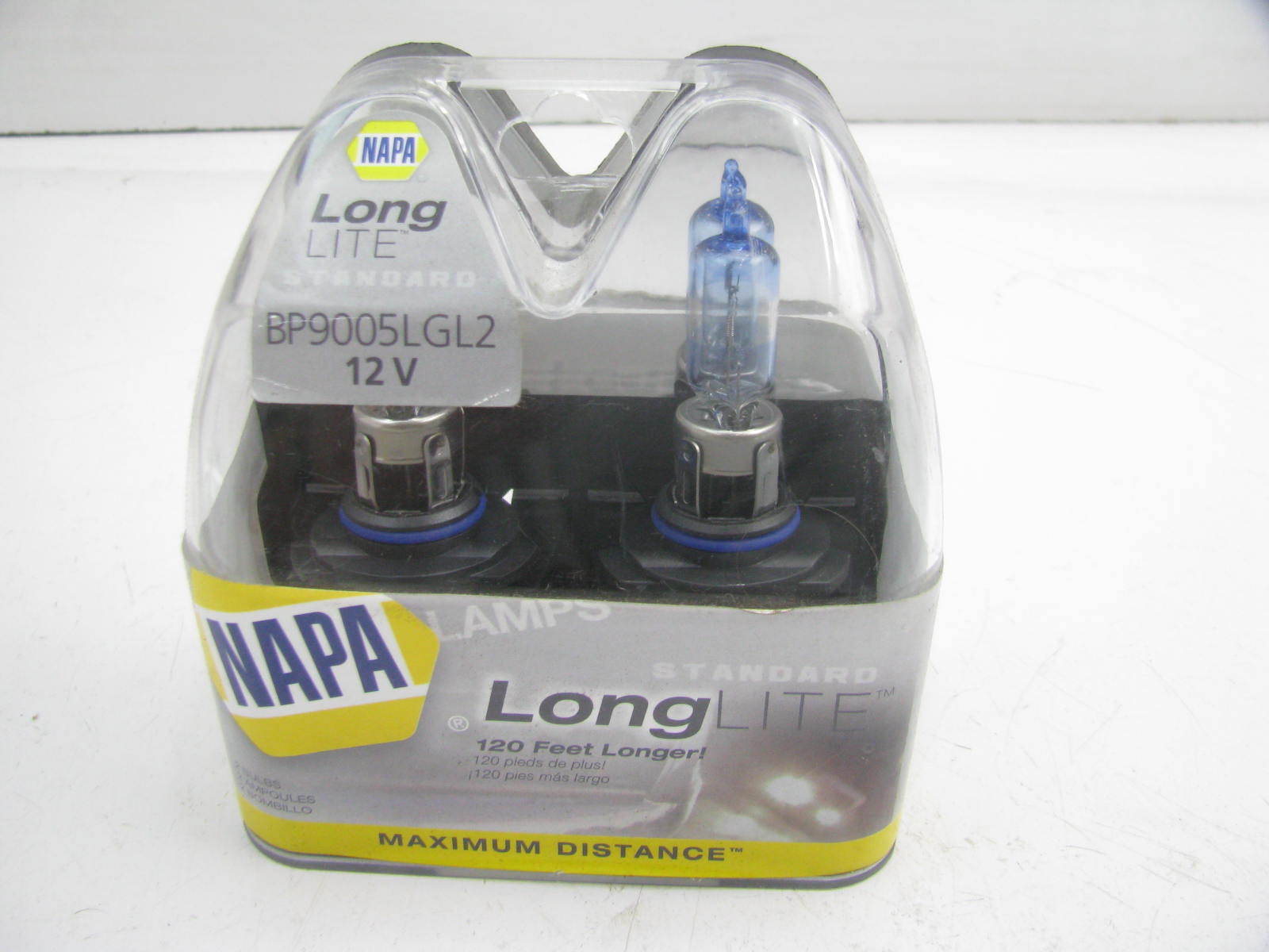 Napa BP9005LGL2 LongLite Headlight Headlamp Bulb HB3 9005 12V 65W - 2 ...