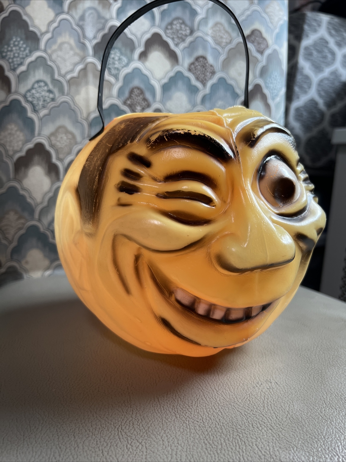 Topstone Halloween Winking Pumpkin vintage blowmold | eBay