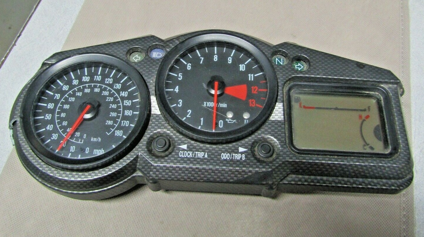 01-05 Kawasaki Ninja ZX12R Speedometer Cluster Gauge Tach FOR PARTS | eBay