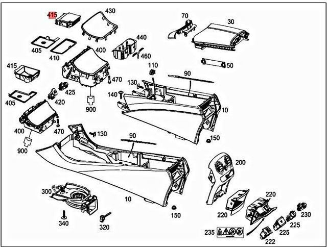 Genuine Mercedes-Benz Ashtray 2058100330 OEM for sale online | eBay