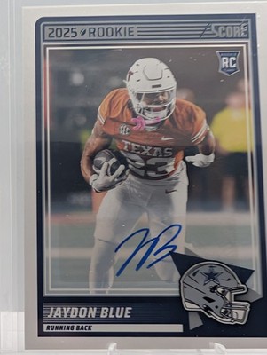 Jaydon Blue 2025 Score AUTO Autograph RC Rookie Card #39 | eBay