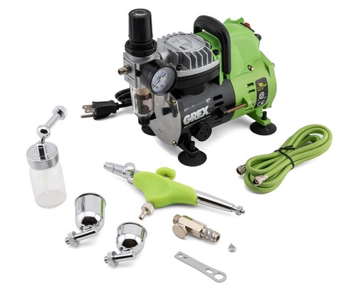 Grex Airbrush Genesis.XSi3 & AC1810-A Compressor Combo Kit [GXXGCK04 ...