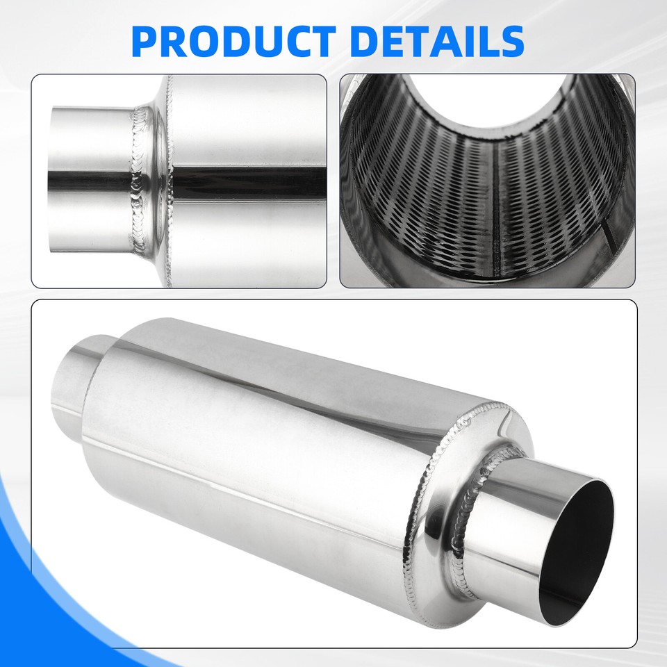 For Mercedes Benz C300 C350 C63 Pair 2.5" Inlet/Outlet Exhaust ...