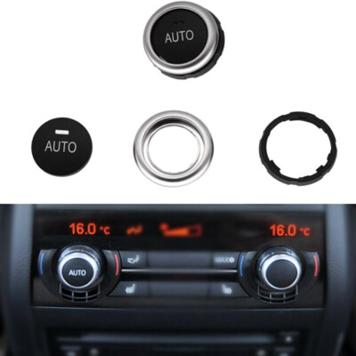 AUTO AC Rotation Knob Button Cover 61319393931 For BMW X5 2014-18 X6 ...