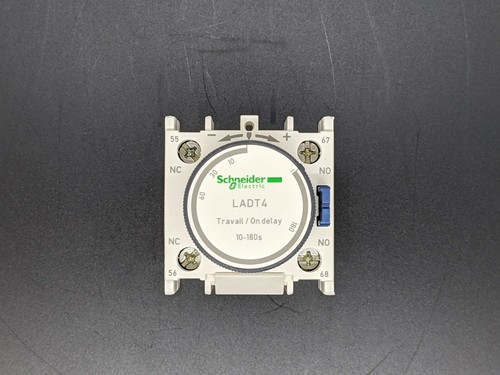 Schneider Electric LADT4 Time Delay Block 10-180 Sec. 1NO 1NC Aux ...