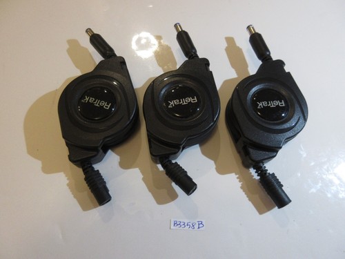 Lot of 3 ReTrak Retractable Universal 65W Laptop Charger replacement ...