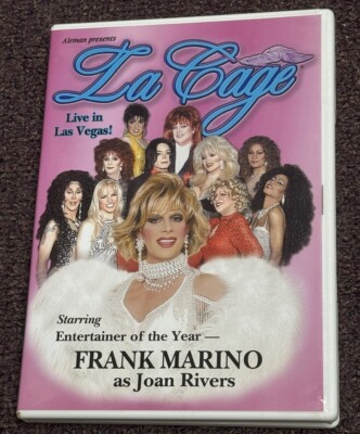 La Cage Live in Las Vegas Frank Marino As Joan Rivers DVD Autographed ...