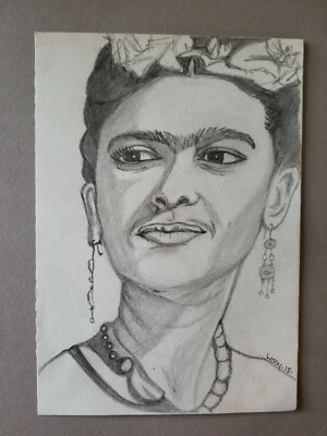Original Art - UNIBROW -Pencil On Paper - 8.5" X 12" | eBay