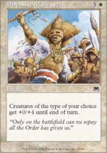 MTG: Defensive Maneuvers [Moderately Played] Onslaught Magic the ...