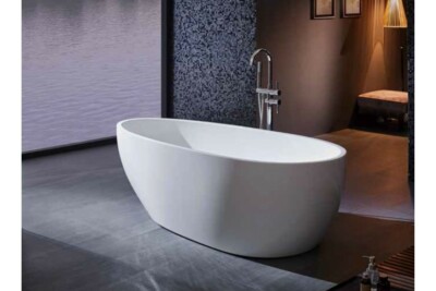 SHELL Thin Edge Bathroom Round Oval Stand Alone Bathtub 1500/1700mm ...