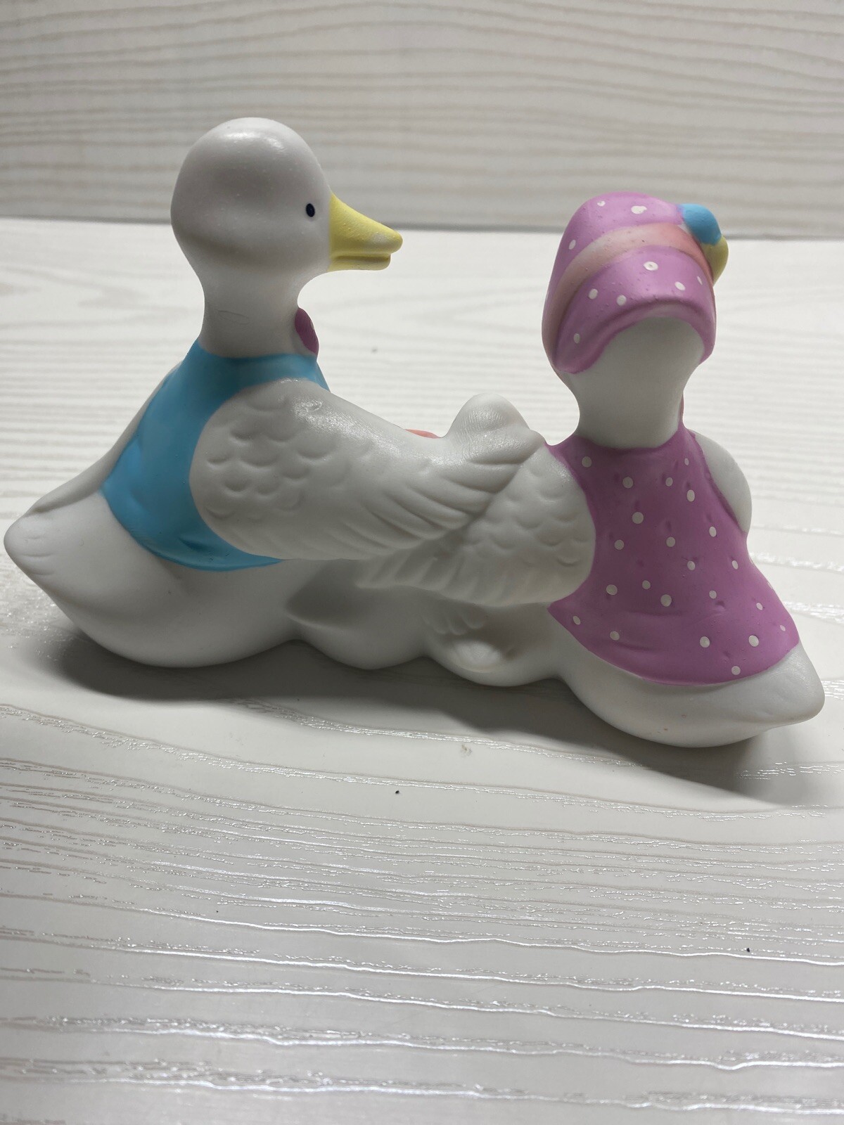 Russ Berrie Duck Family Chick Porcelain Ceramic Vintage Figure ...
