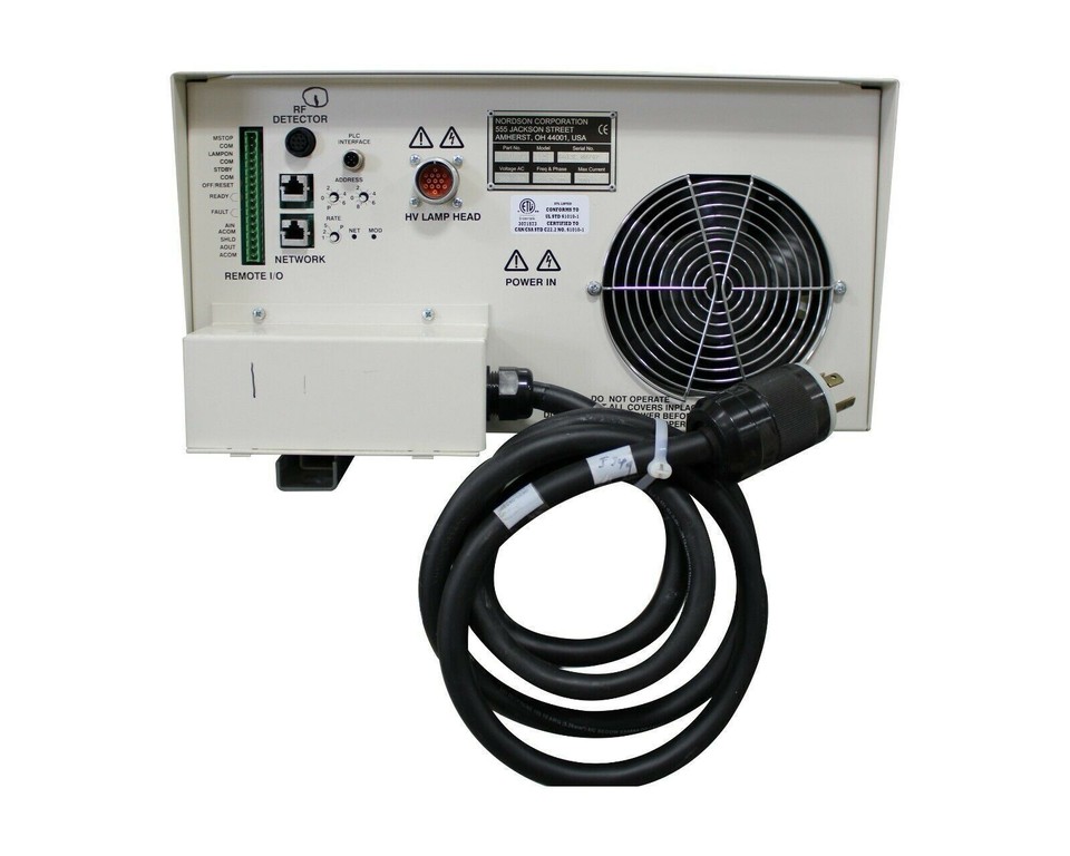 NORDSON CORPORATION MPS2-610V COOLWAVE 2 UV CURING SYSTEM 1098493A CW2 ...