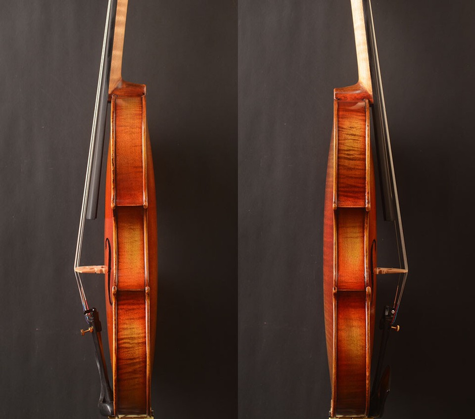 Oil anti!Full size !Advanced Flamed Strad model Violin for adult !Fine ...