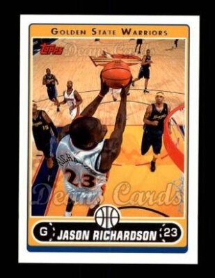2006 Topps #23 Jason Richardson Warriors Michigan St 8 - NM/MT | eBay