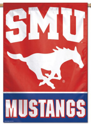 Smu Mustangs Southern Methodist University Premium 28x40 Banner Flag Ebay