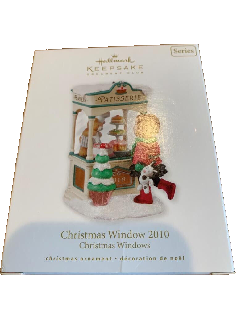 2010 Hallmark CHRISTMAS WINDOW Patisserie Bakery #8 KOC Club Series ...