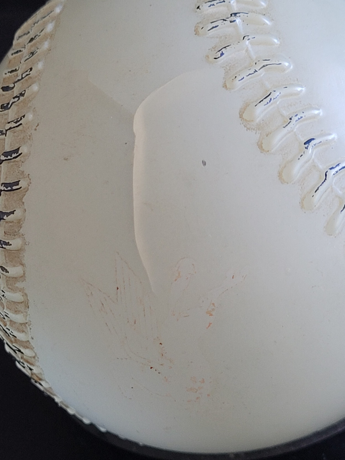 Flying Pegasus Glass Baseball Coin Bank Vintage Promo Collectible Mobil ...