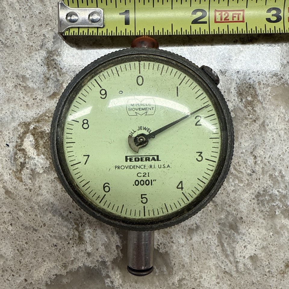 Federal C21 Dial Indicator .0001" | eBay