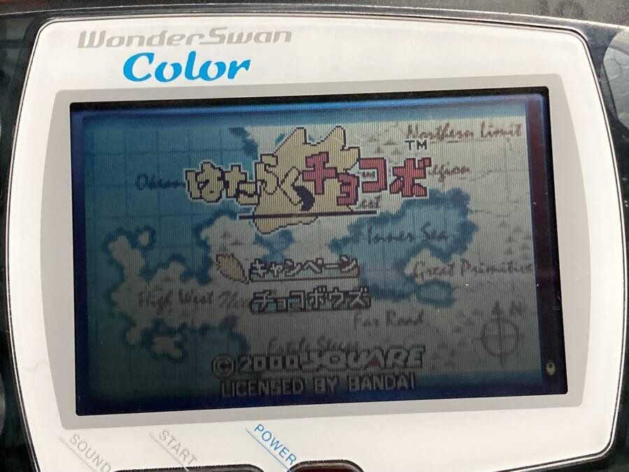 BANDAI Wonderswan Color Console WSC-001 Crystal Black As Is From Japan ...