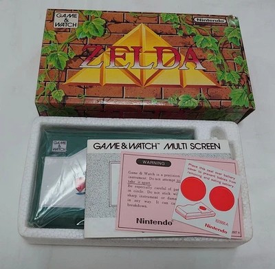 Nintendo The Legend of Zelda Game and Watch Multi Screen ZL-65 W/Box | eBay