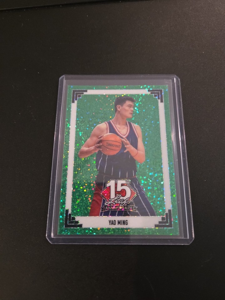 2025 Leaf 15th NSCC The National 1991 Yao Ming Green Sparkles #5/6 | eBay