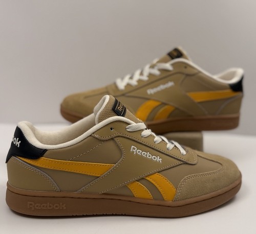 Reebok Forte Lounger Men's Shoes Mustard Leather/yellow StripesSneakers ...