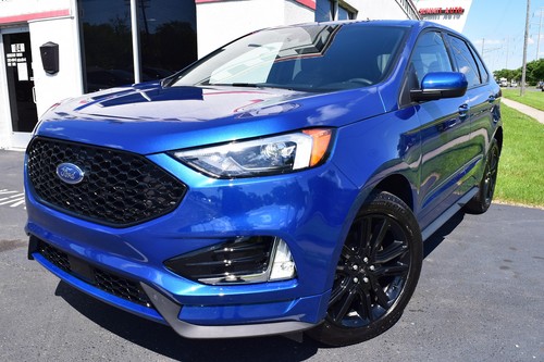 2022 Ford Edge ST-Line remote start AWD Atlas Blue 1Owner 2ke | eBay