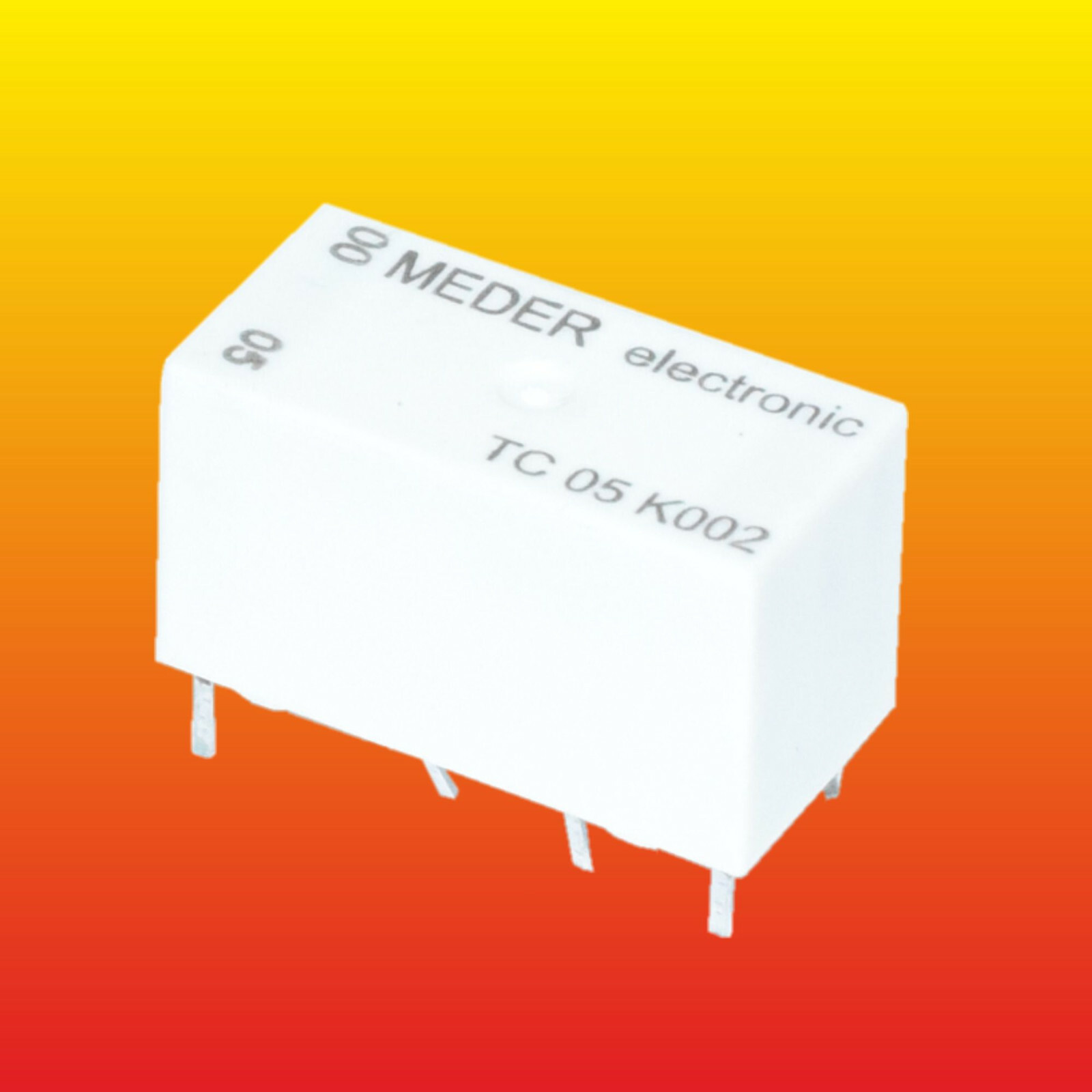 MEDER TC05K002 REED RELAY LOT OF 1 5VDC 180 OHM 2C (DPDT) 8PIN NOS | eBay