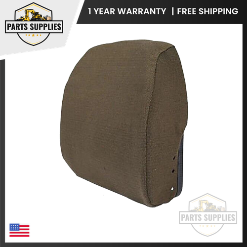 AR71107 Personal Posture Backrest Cushion Brown Fabric fits John Deere ...