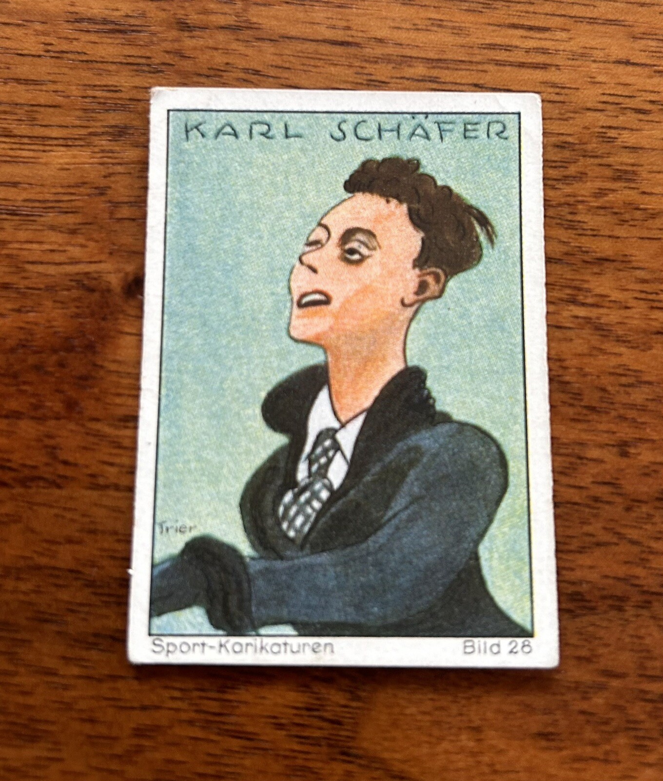 Bergmann Sport-Karikaturen 1932 Bild 28 Karl Schafer | eBay