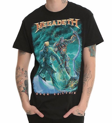 Megadeth SUPER COLLIDER VIC RATTLEHEAD T-Shirt NWT Authentic & Official ...